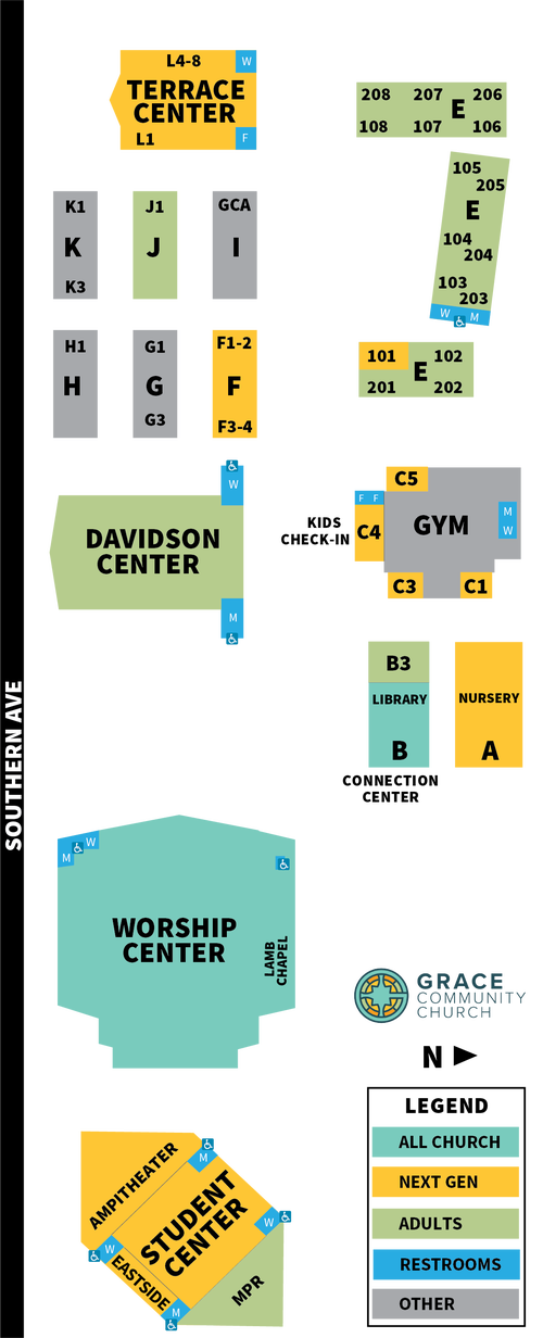 Grace Community Church - Campus Map