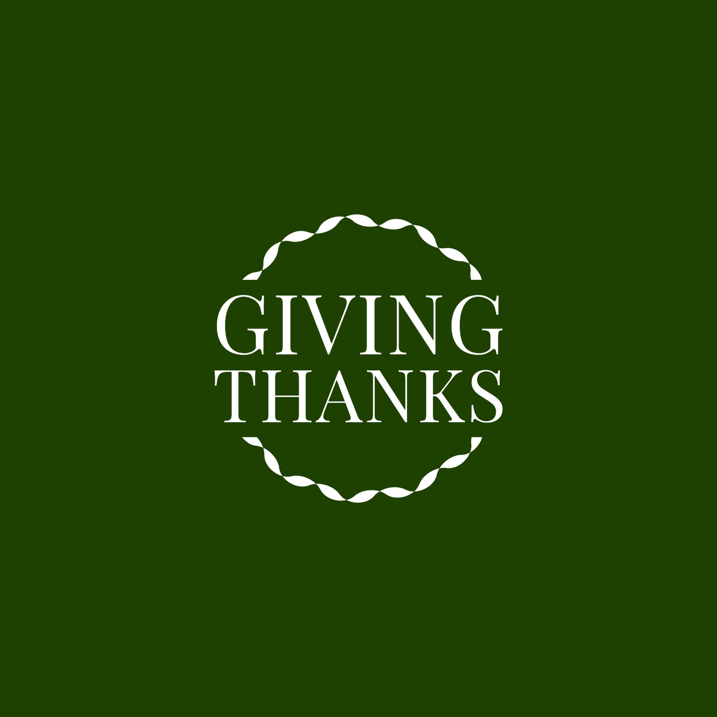 Giving Thanks | Genesis Bible Fellowship Church