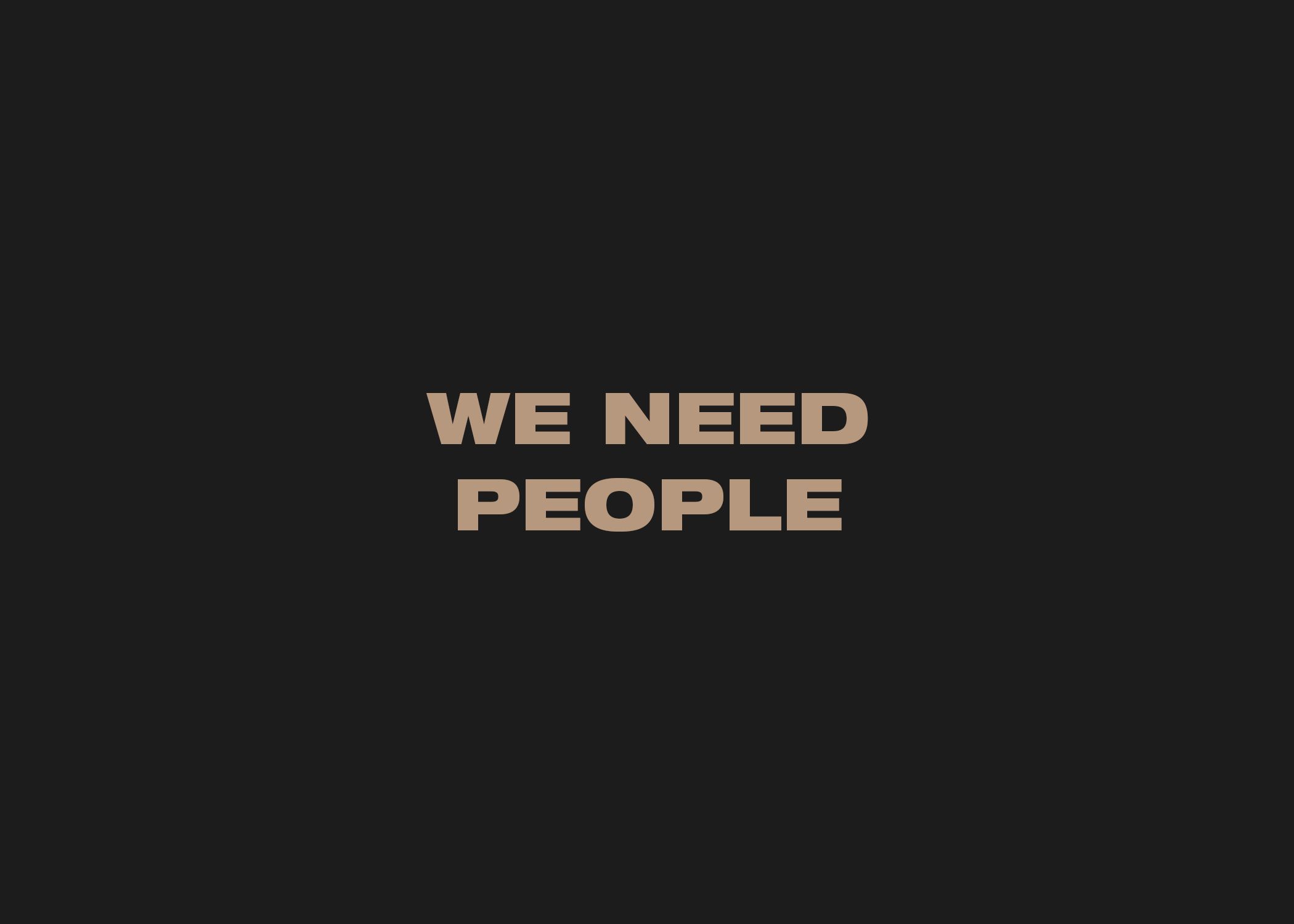 We Need People | Central Christian Church