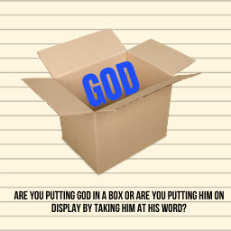 Putting God In A Box | Black Oak Heights Baptist Church